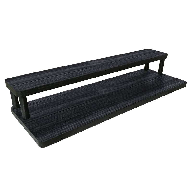 Counter Caddies™ - "Dark Wood" Themed Artwork - Straight Shelf - 24 ...