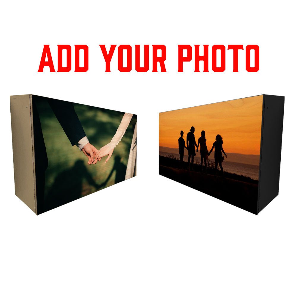 Custom Murphy WalBAR™ - Upload Your Photo - Black and Stained Finish ...