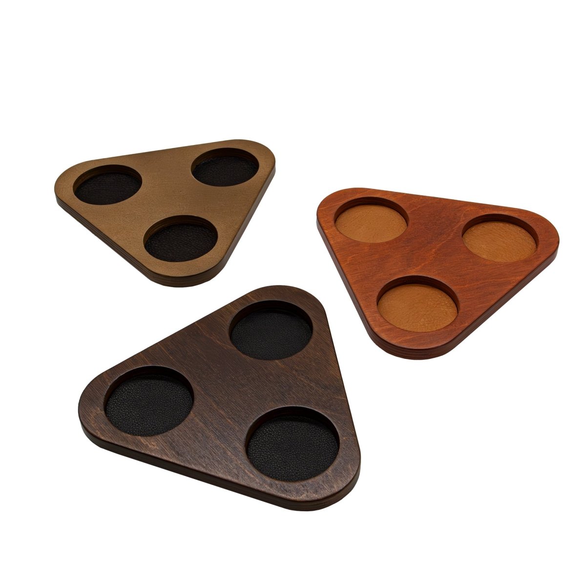 Wooden Triangle Flight Tray Sample Board - Multiple Stain Options ...