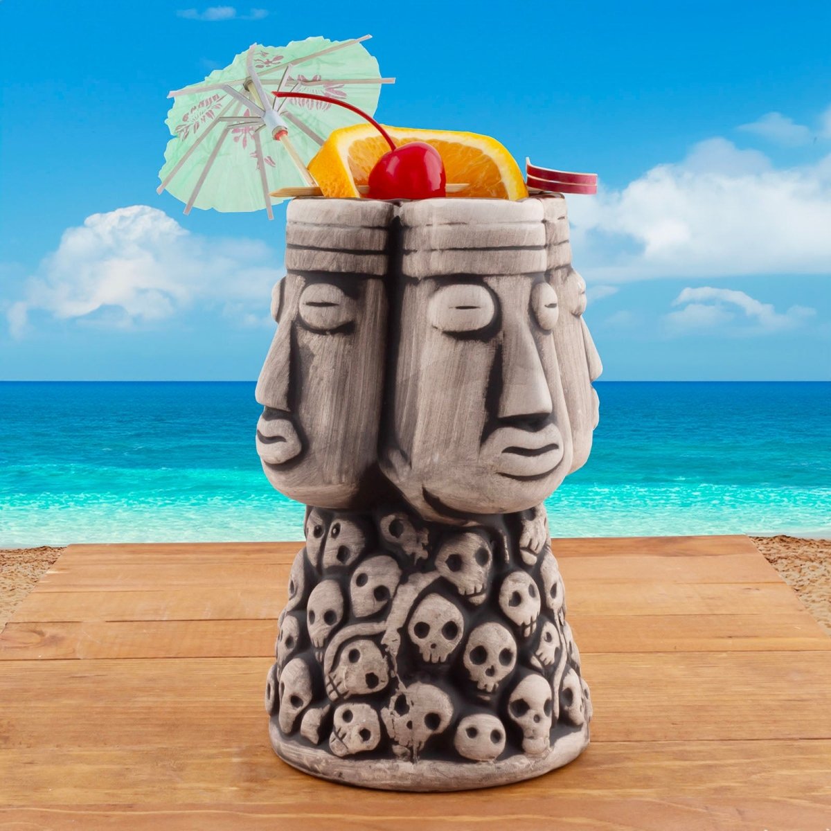 BarConic® Tiki Drinkware - Quad Tiki — Bar Products