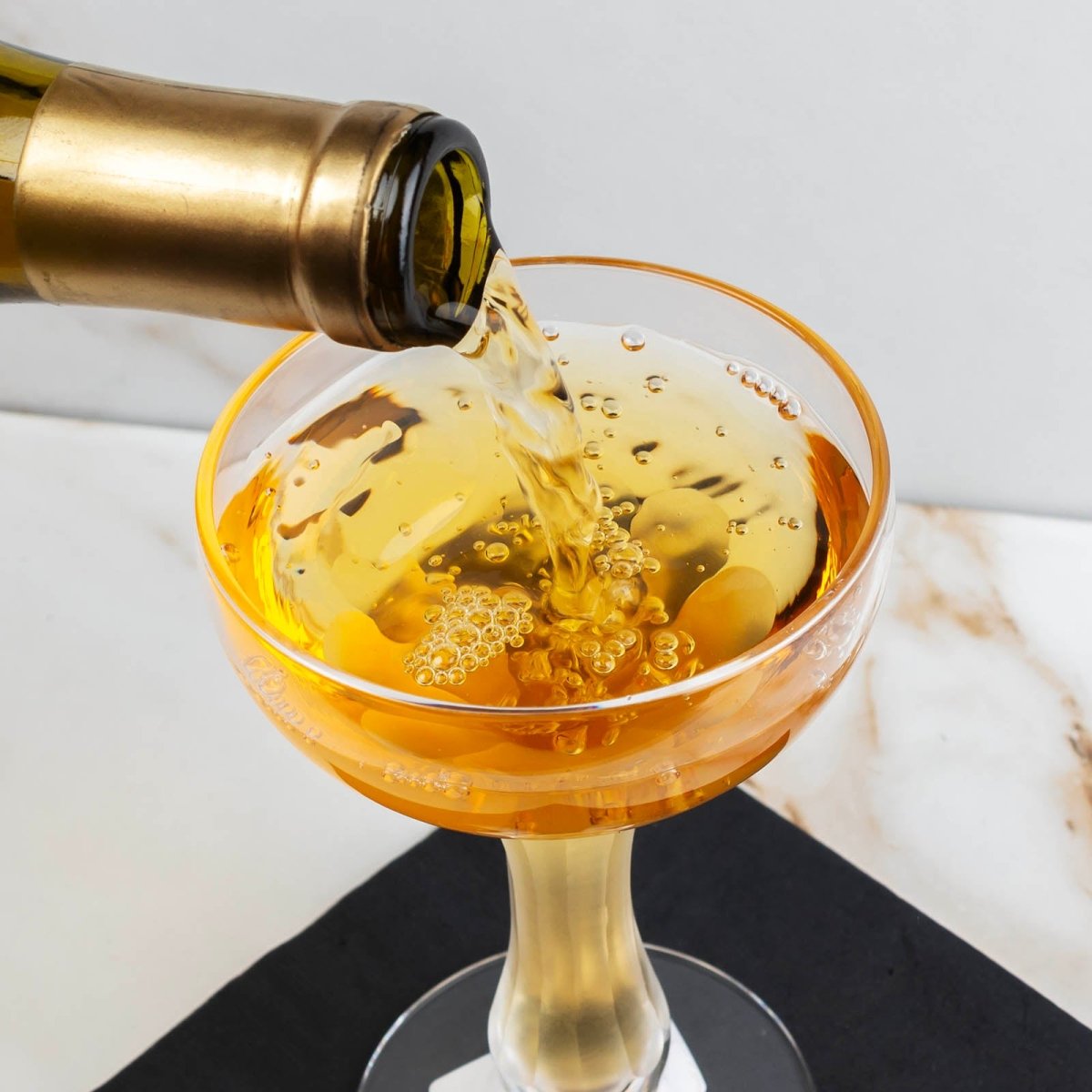 BarConic® Charming Hollow Stem Cut Champagne Coupe — Bar Products