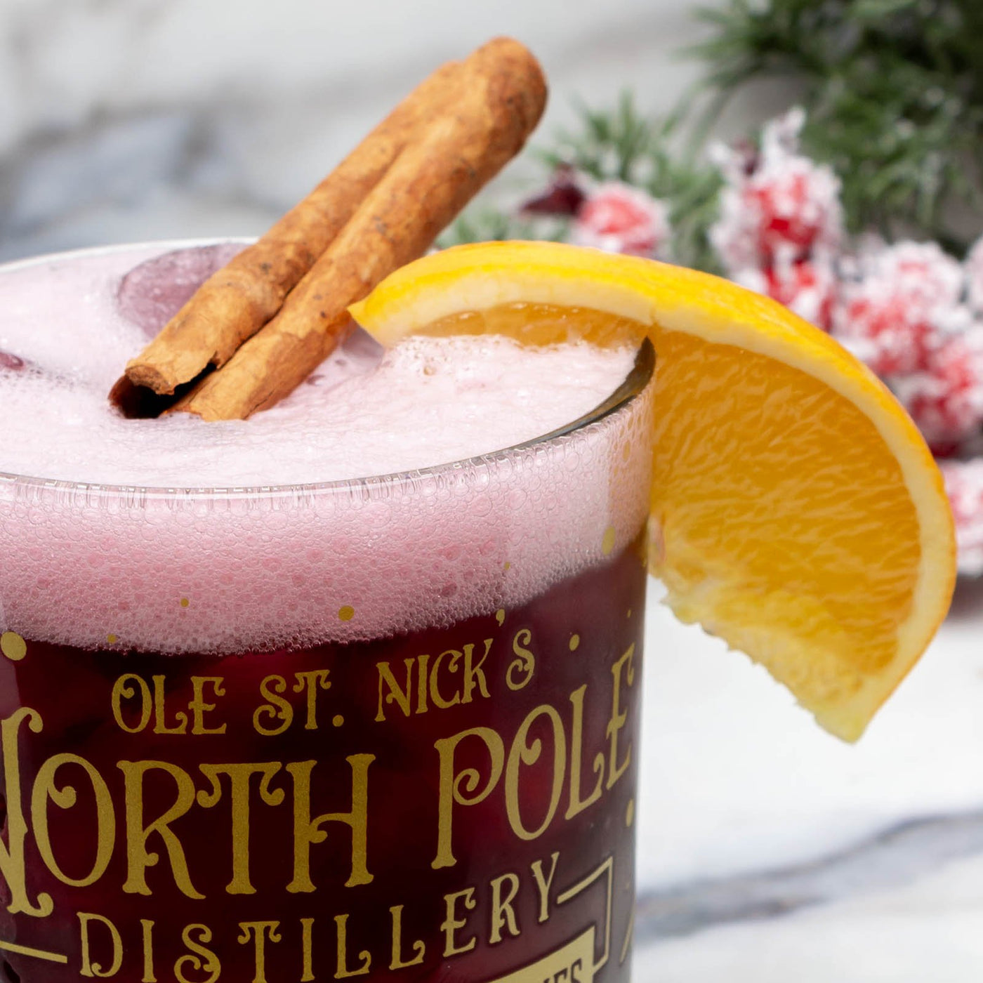 BarConic® Christmas Collection Glassware - North Pole Distillery - 10 ...