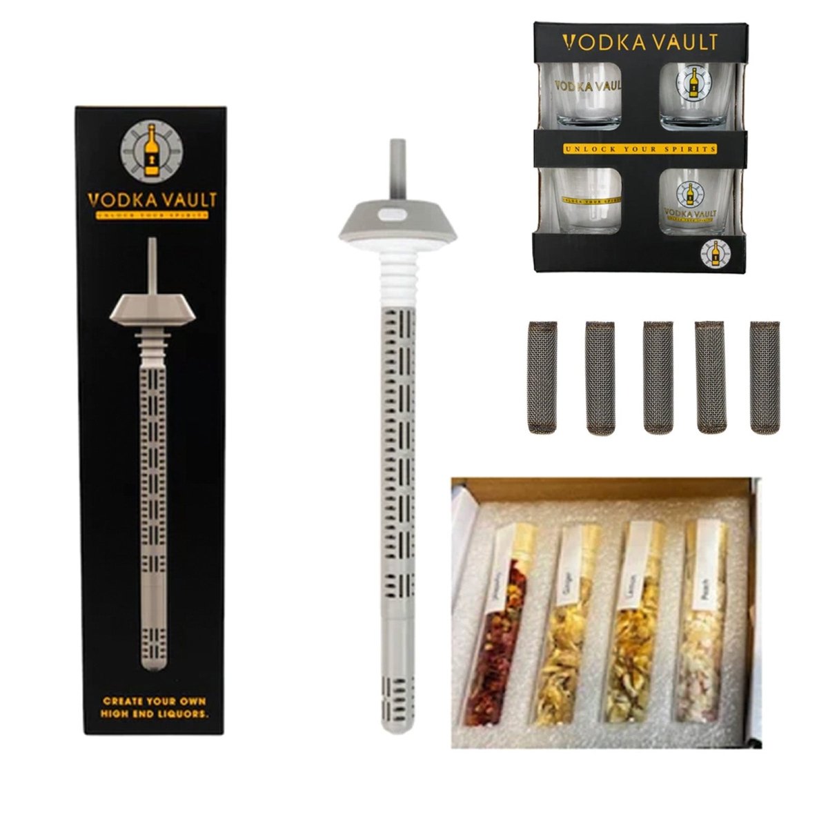 Vodka Vault Infusion Gift Set Pack — Bar Products