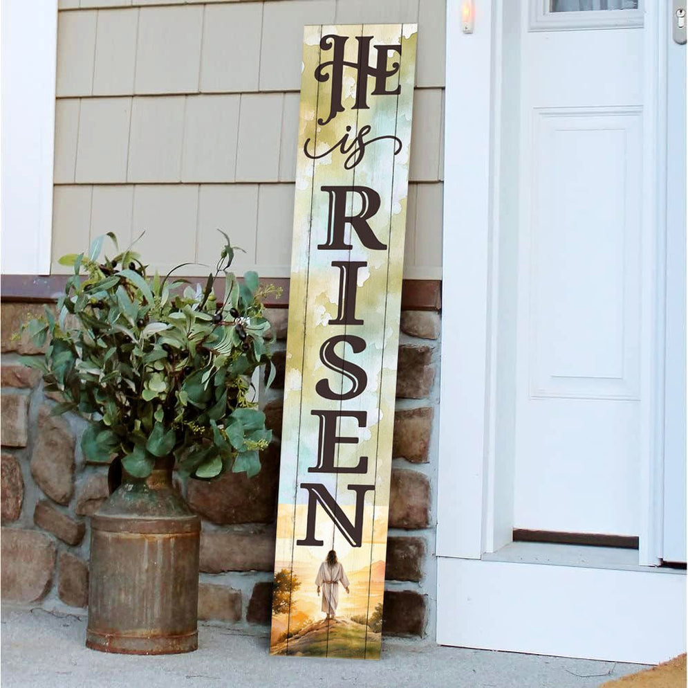 Vertical Porch Sign / Easter Collection Porch Signs / 8x46 Wooden Sign ...