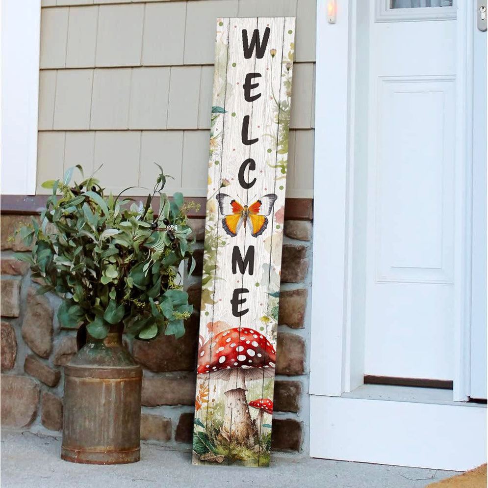 Vertical Porch Sign / Spring Collection Porch Signs / 8x46 Wooden Signs ...