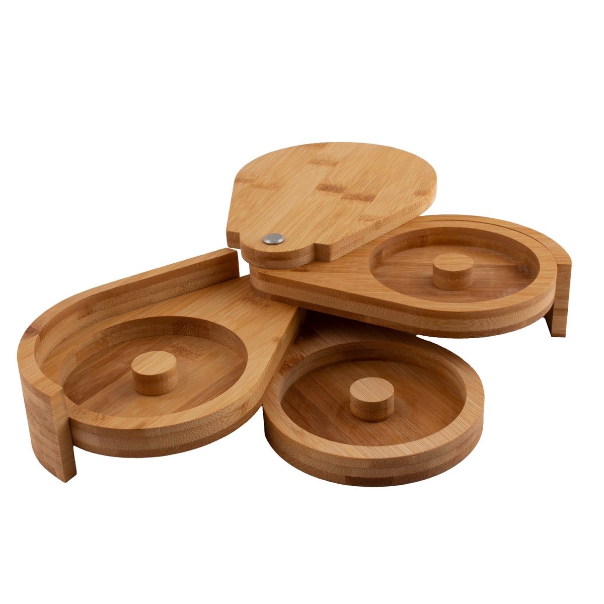 BarConic® Bamboo Salt Rimmer - 3 tier — Bar Products