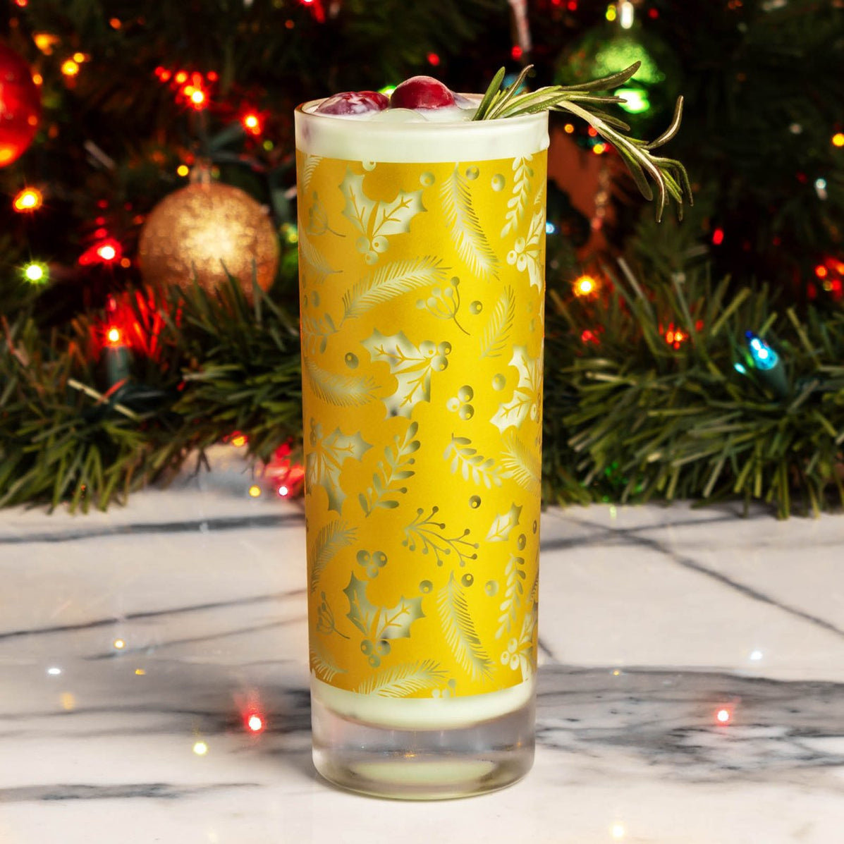 BarConic Highball / Collins Glasses - Christmas Themed Designs - Bar ...