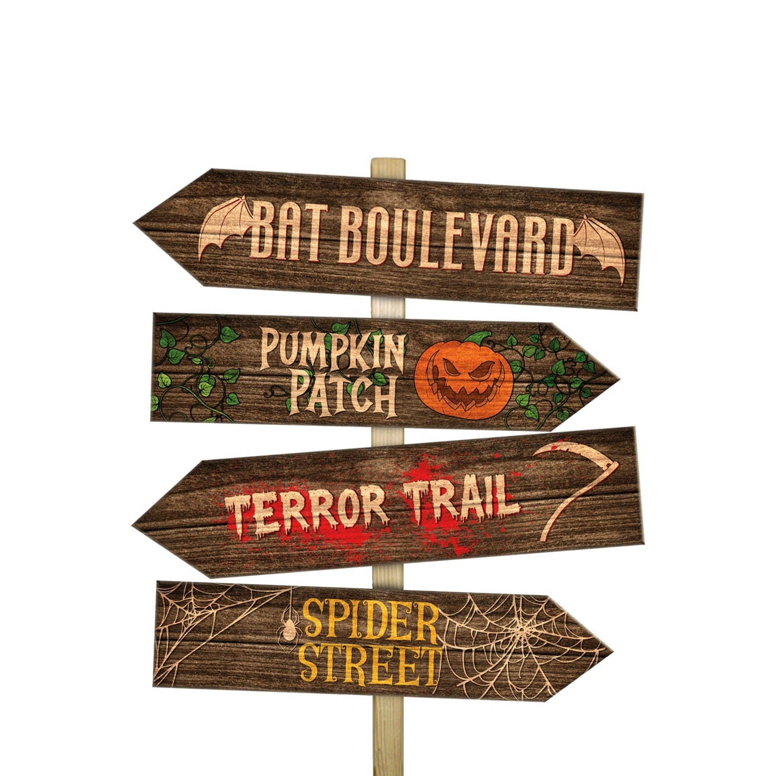 Halloween Wood Arrow Signs - Bar Products — Bar Products