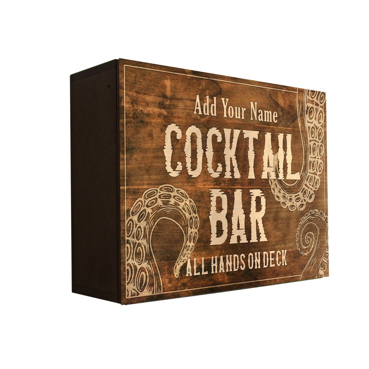 Murphy Walbar™ - 24x18 Customizable Kraken Design - Handcrafted in USA ...