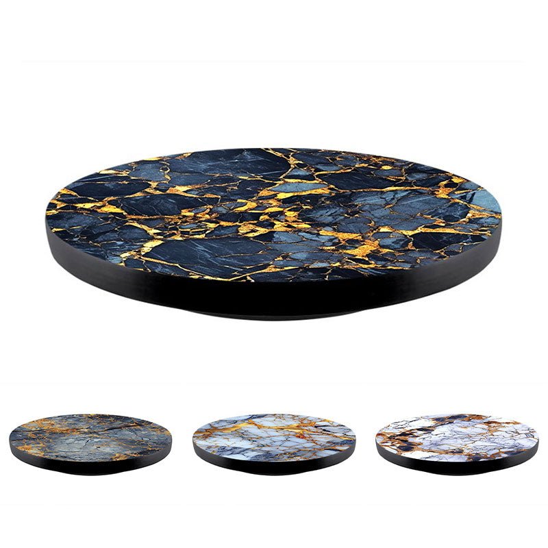 Lazy Susan - Marble W/ Gold Designs - 3 Different Sizes - For Kitchen ...