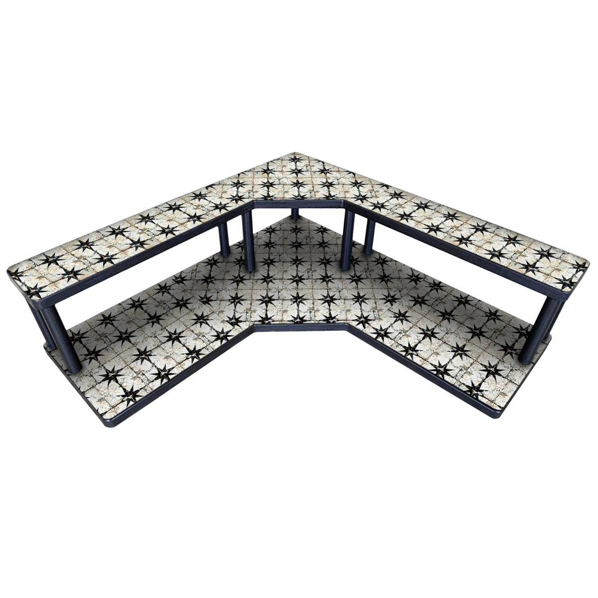 Counter Caddies™ - "Rustic Tiles" Themed Artwork - Multiple Size Optio ...