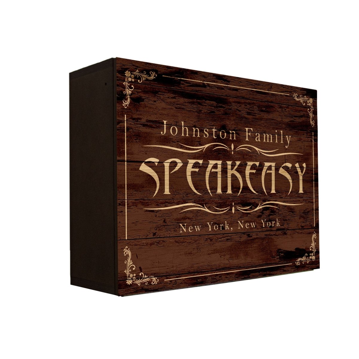 Murphy Walbar™ - 24x18 Customizable Speakeasy Design - Handcrafted in ...
