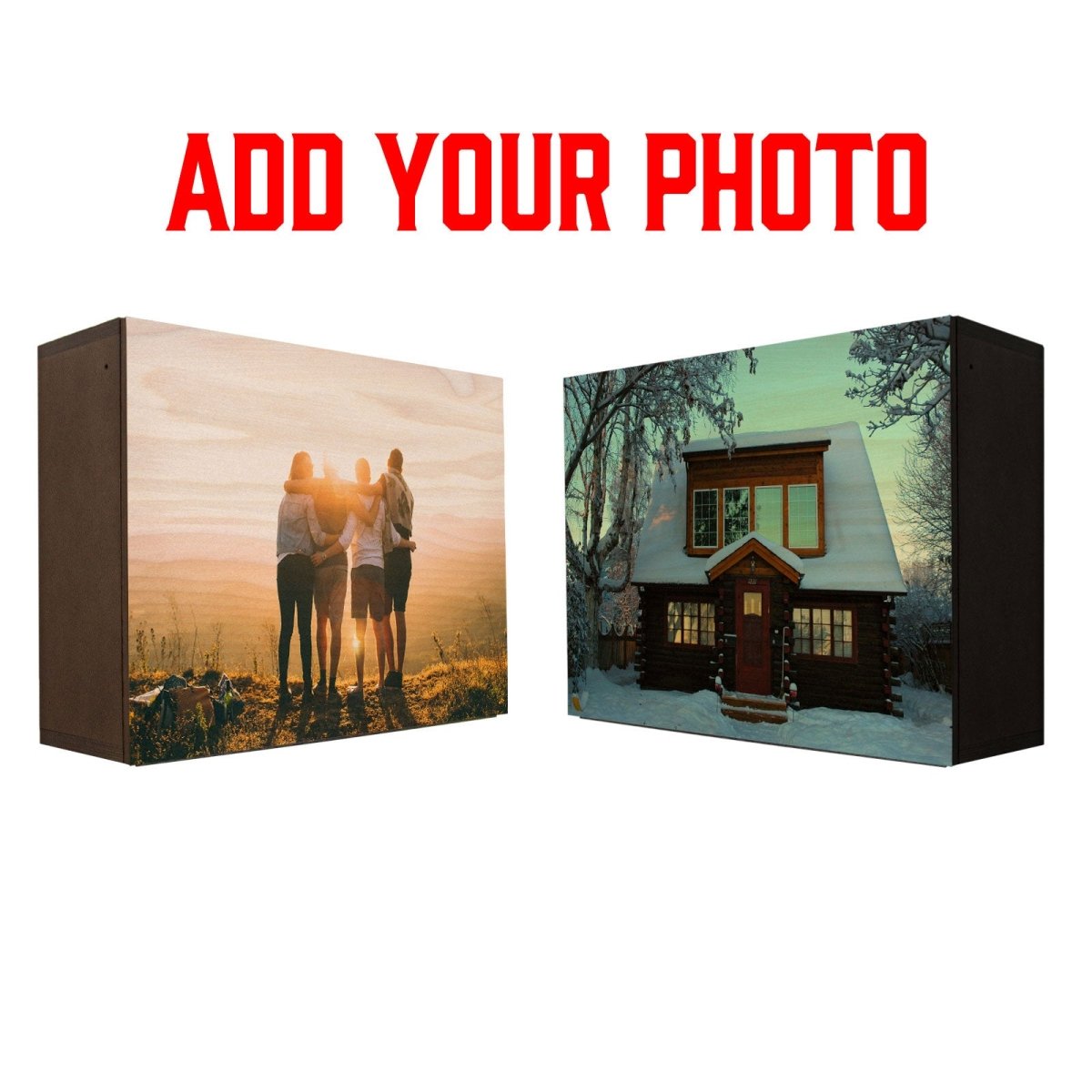 Custom Murphy Walbar™ - 24x18 Upload Your Photo - Black or Stain Finish ...