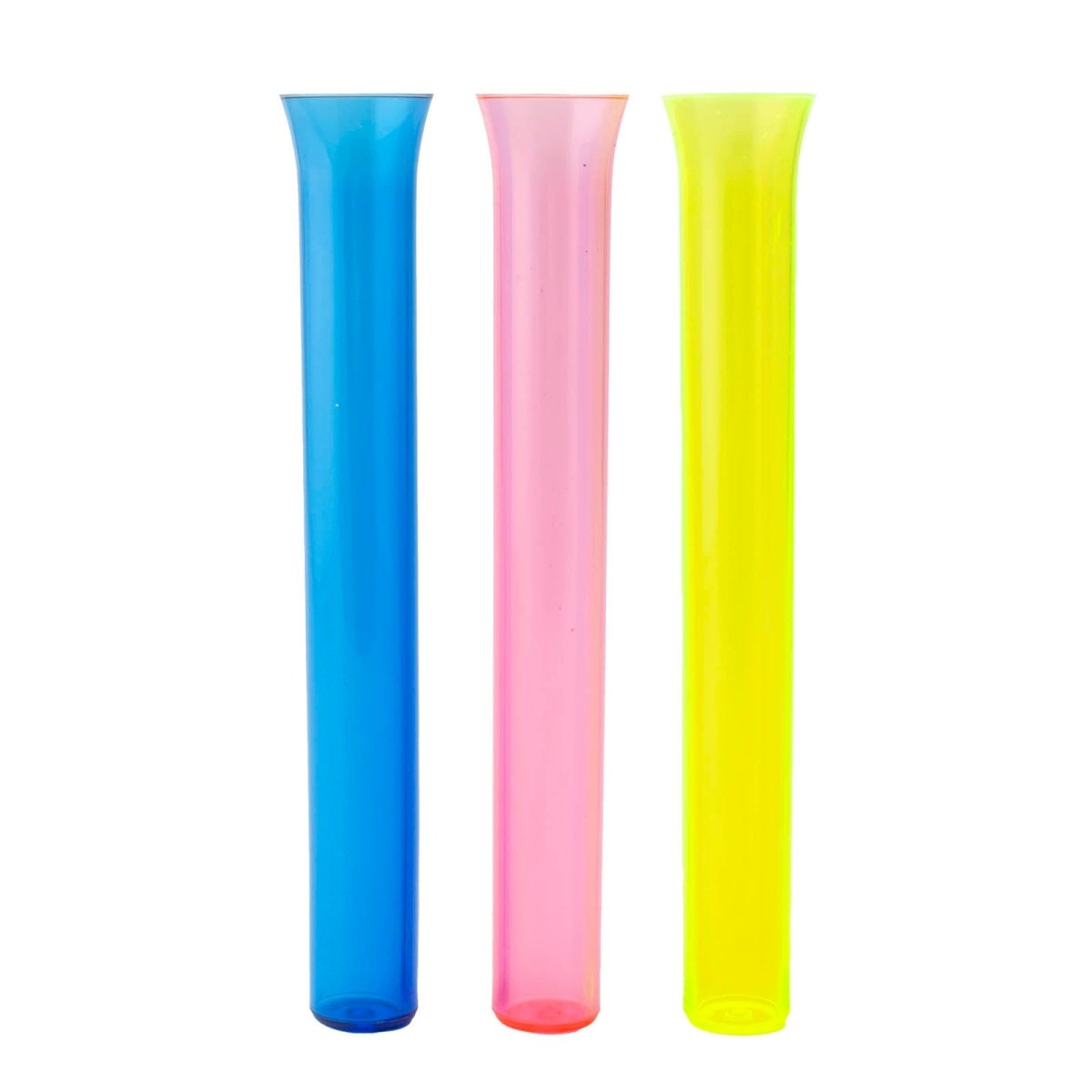 Test Tubes with Flat Bottom - Assorted Neon 25ml - 25 Pack — Bar Products