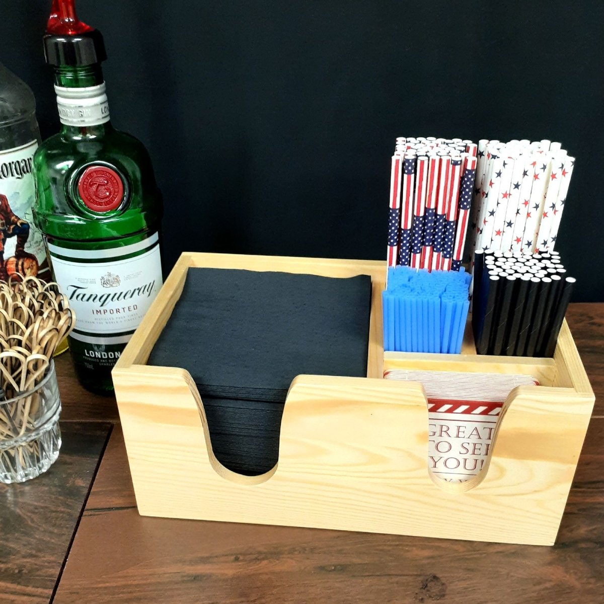BarConic® Wood Bar Caddy - Color Options — Bar Products