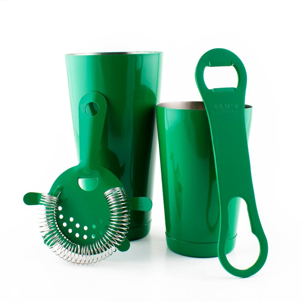 4 piece Bar Set with V-Rod® - Emerald Green - Bar Products — Bar Products