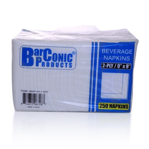 BarConic® 2-Ply Beverage Napkins (Bev Naps) — Bar Products
