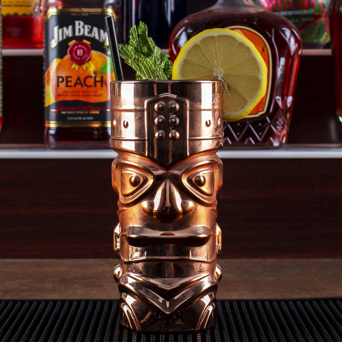 BarConic® Metal Plated Tiki Glass - 15 ounce - (Color Options) — Bar ...