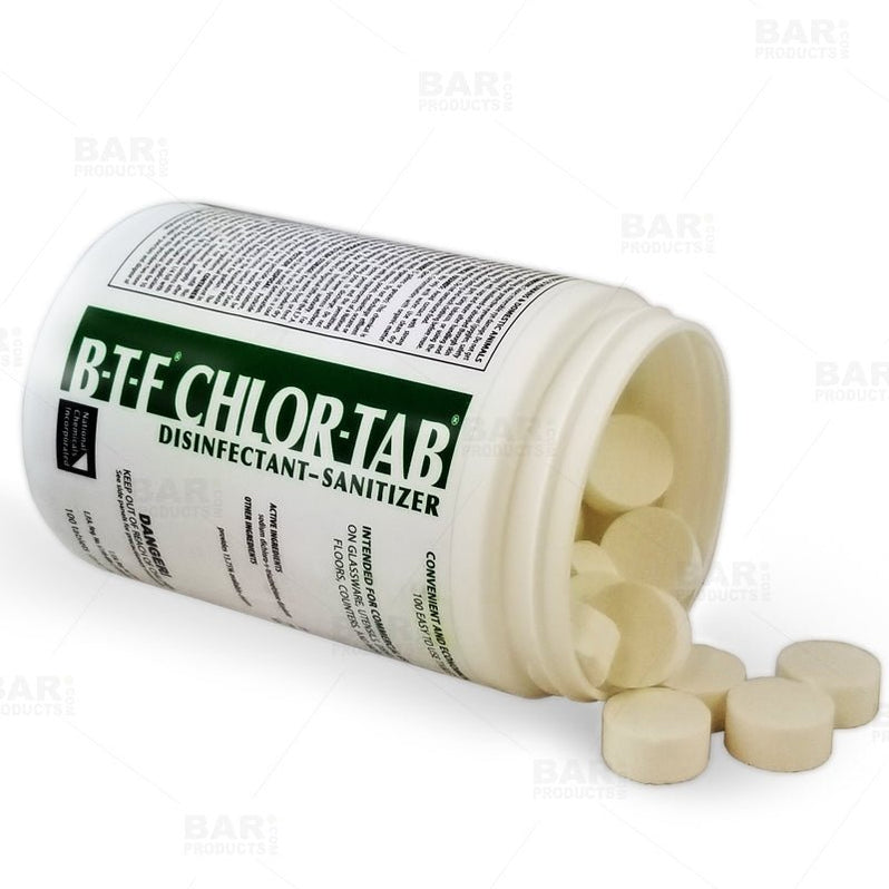 Disinfectant Sanitizing Tablets - BTF Chlor — Bar Products