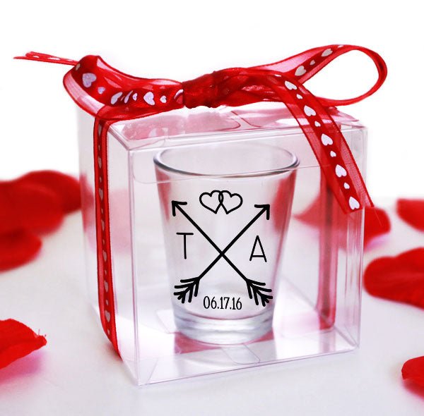 Clear Shot Glass Gift Boxes - 50 Pack — Bar Products