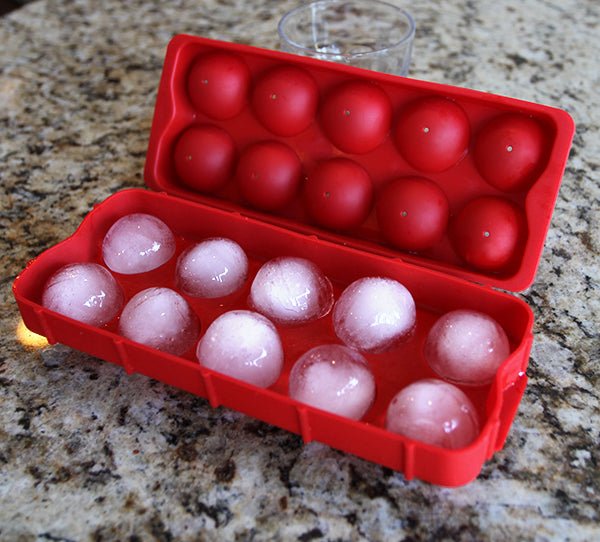 Red Silicone Cocktail Ice Ball Tray - Bar Products — Bar Products