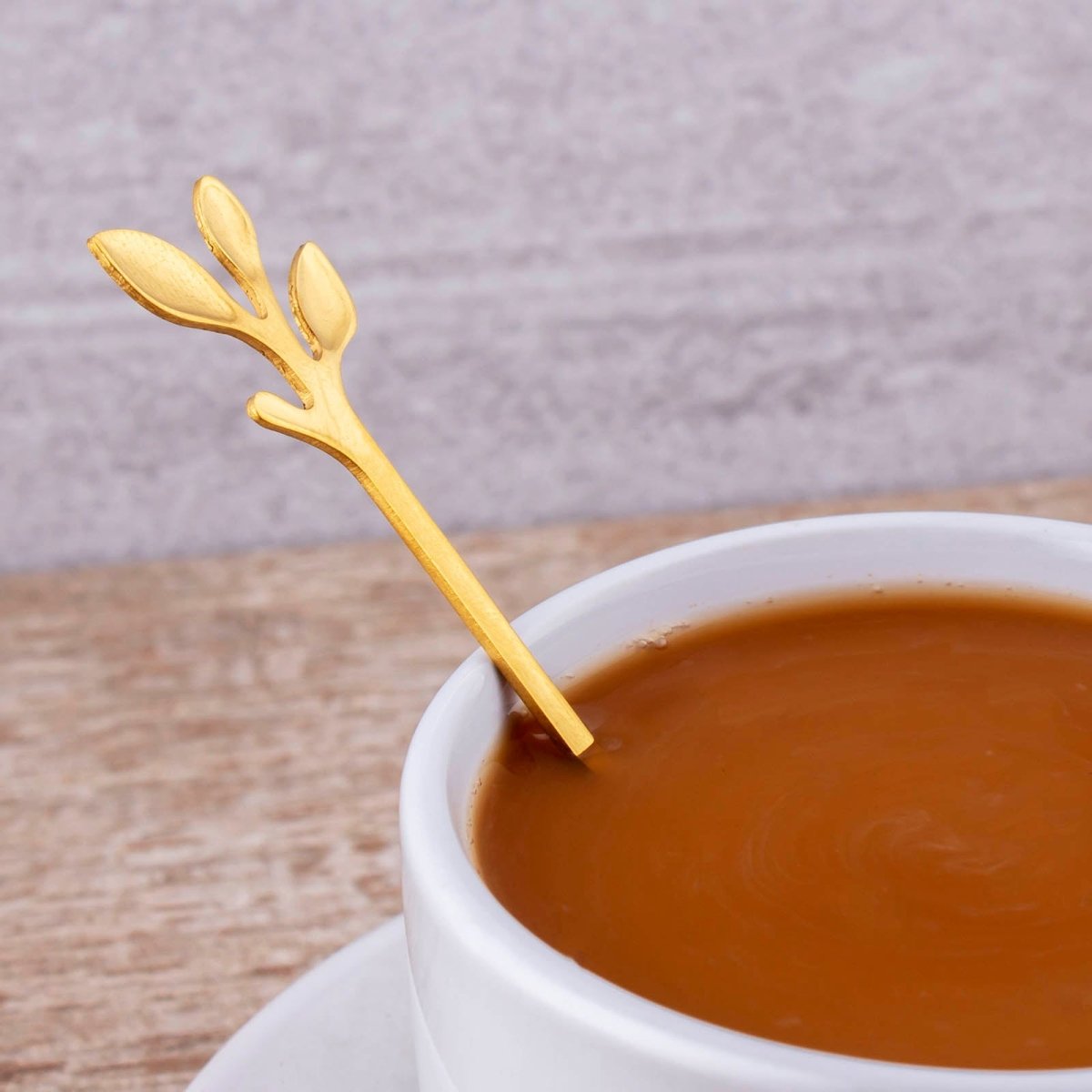 Demi Leaf Spoon (Stainless Steel or Gold Option) — Bar Products