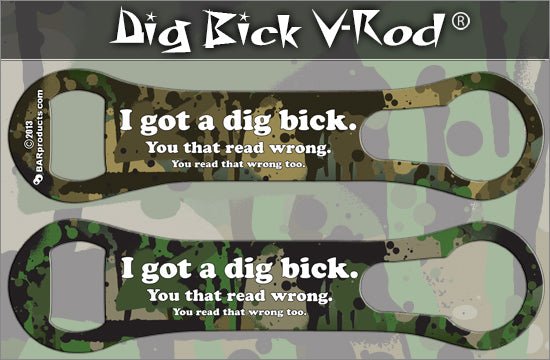 Dig Bick Kolorcoat™ V-Rod® Bottle Opener — Bar Products