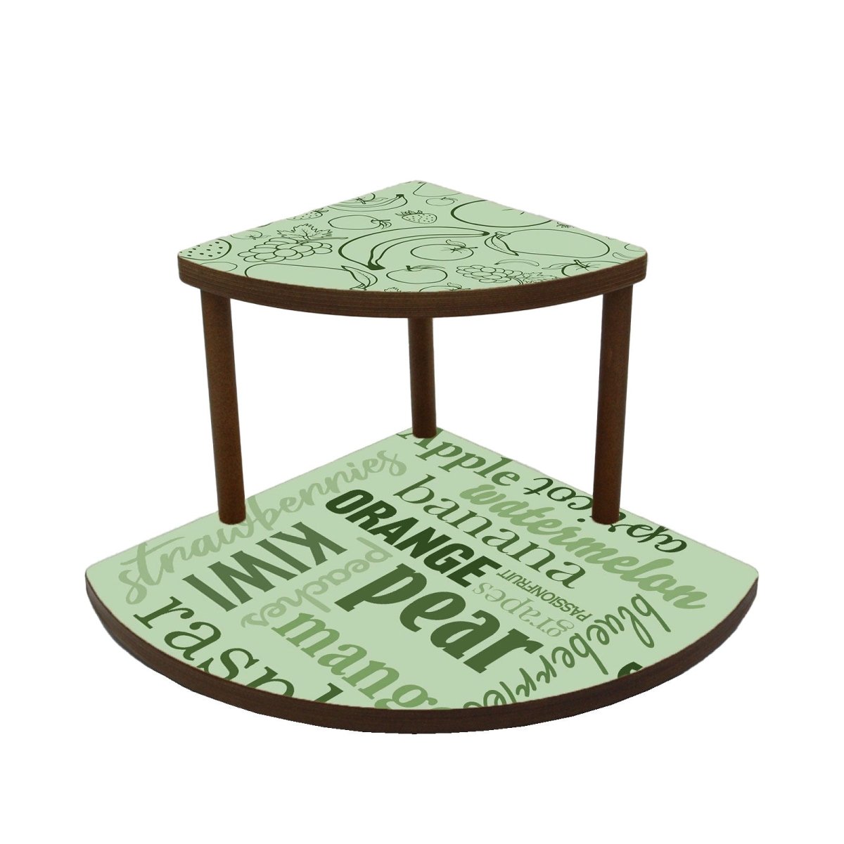 Counter Caddies™ - 9" Tall "FRUIT" Themed - Available in Black and Sta ...