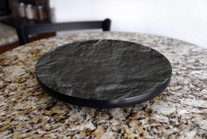 Lazy Susan - SLATE design - 3 Different Sizes - For Kitchen Table Top ...
