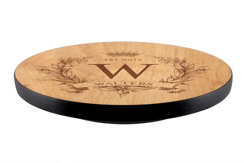 ADD YOUR NAME Lazy Susan - MONOGRAM - 3 Different Sizes - Table Top ...