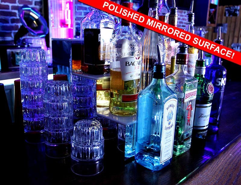 LED Liquor Bottle Display Shelves — Bar Products