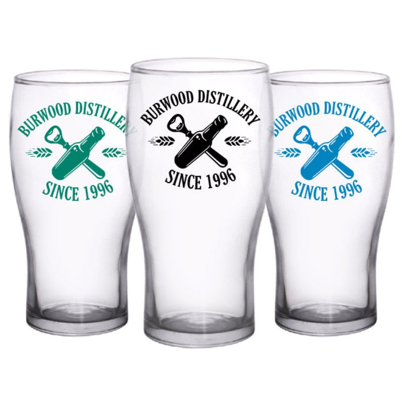 Custom Printed Glassware — Bar Products