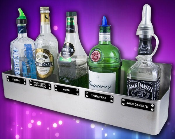 Bar Speed Rail Liquor Bottle Display Labels - 294 Labels — Bar Products