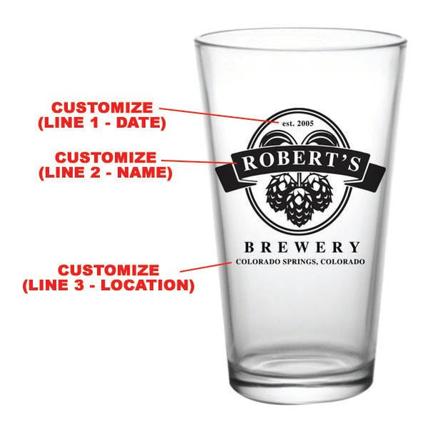 Custom Printed Glassware — Bar Products