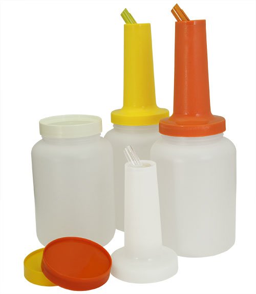 Juice Pourers - Complete Pro Flow - Half Gallon - Color Options — Bar ...