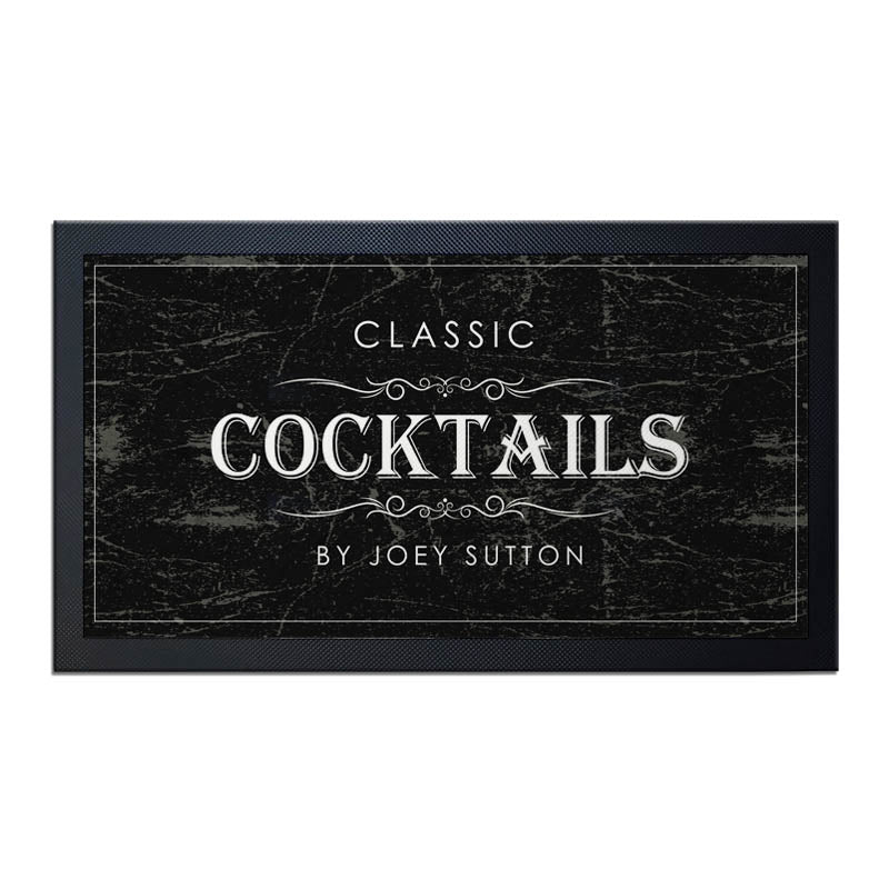 Custom Printed Bar Service Mat - 17.25" x 10" - Bar Products — Bar Products