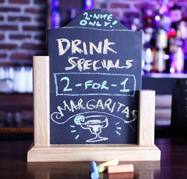 Bar Top / Table Top Signs — Bar Products