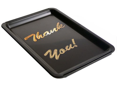 Check and Tip Tray - Plastic with Imprint Options — Bar Products