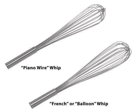 Wire Whips - Stainless Steel w/ Options - Bar Products — Bar Products
